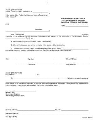 New York Probate Forms Atticus® Forms
