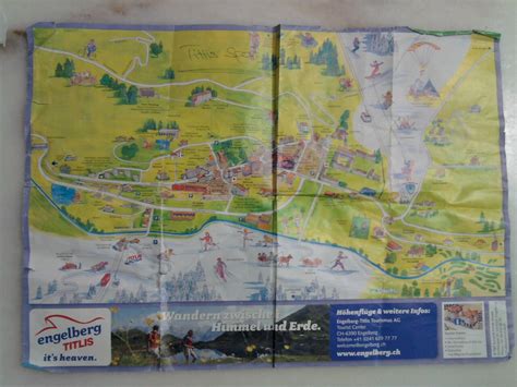 Musing Of An Expressive Ordered And Restless Mind Map Of Engelberg A Very Small Town With