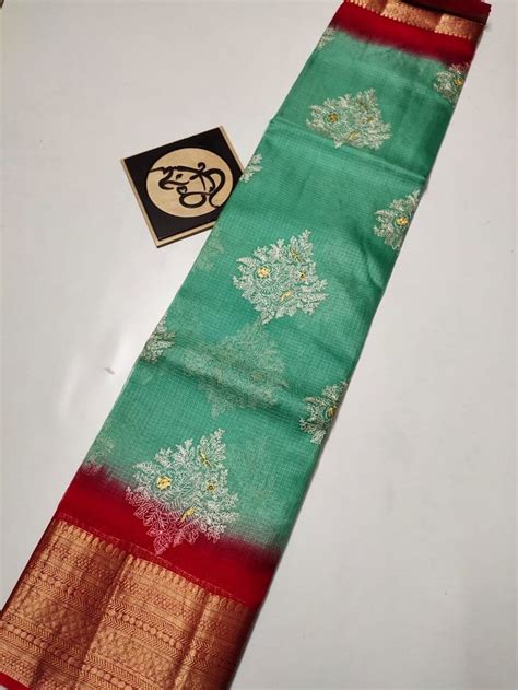 Pure Banaras Spun Kota Saree With Beautiful Work