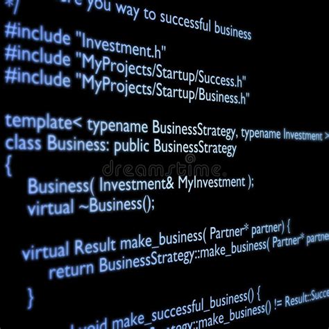 Programming Web Source Code Stock Illustration Illustration Of Logic