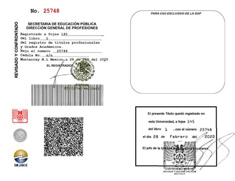 Titulo Parte Trasera Uvm Pdf