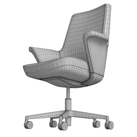 Humanscale Summa Executive Conference Chair 3d Model Facequad