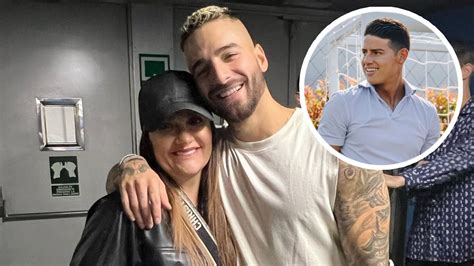 詹姆斯·罗德里格斯实现了母亲见到 Maluma 的梦想 Infobae