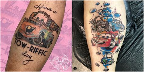 Lightning Mcqueen Tattoo Ideas