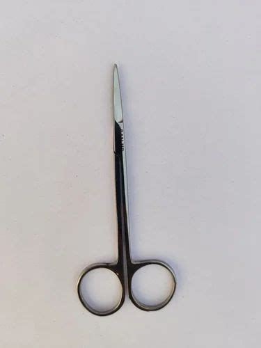 Stainless Steel Straight Iris Scissors 95 Mm At ₹ 220piece In Kolkata Id 2855541306155