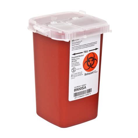 Monoject™ Phlebotomy Sharps Container 1 Quart Red Monoject™ Phlebotomy Sharps Container 1 Quart Red