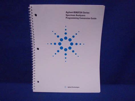Agilent 8590esa Series Programming Conversion Guide Ebay