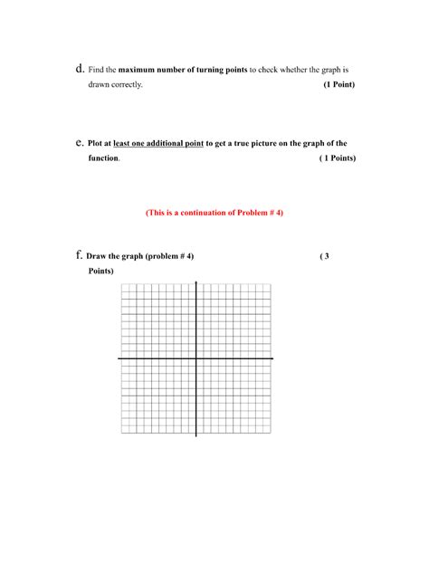 solved 5 graph the following polynomial function by finding
