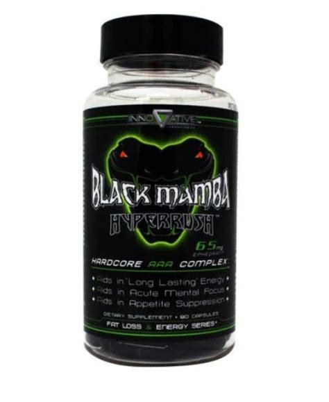 Termogênico Black Mamba Hyperrush: Innovative Labs