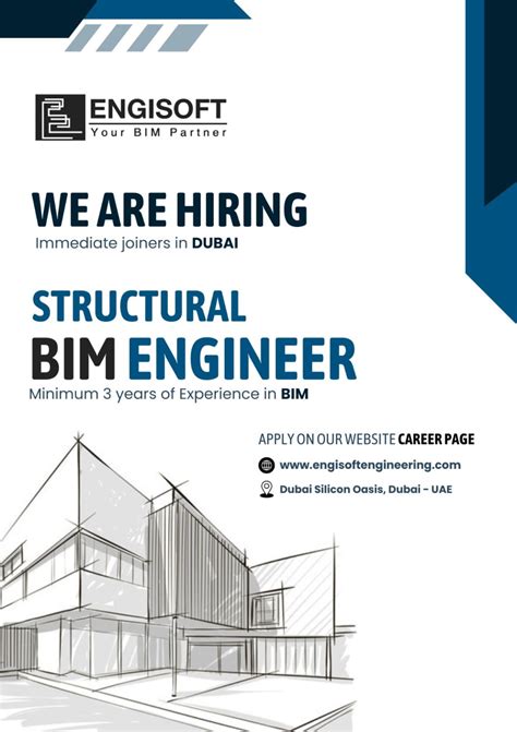 Engisoft Engineering On Linkedin Immediate Opening Bim Engineer Structure Dubai Position