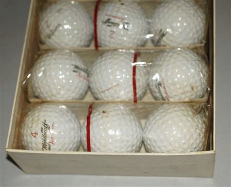Original Circa 1950s Cary Middlecoff Wilson Golf Balls Mint Sealed In
