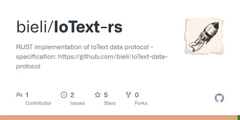 Github Bieliiotext Rs Rust Implementation Of Iotext Data Protocol Marcin Bielak