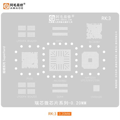 Платформа для реболлинга Amaoe RK3588 BGA ROCKCHIP/Ruixin Micro ...