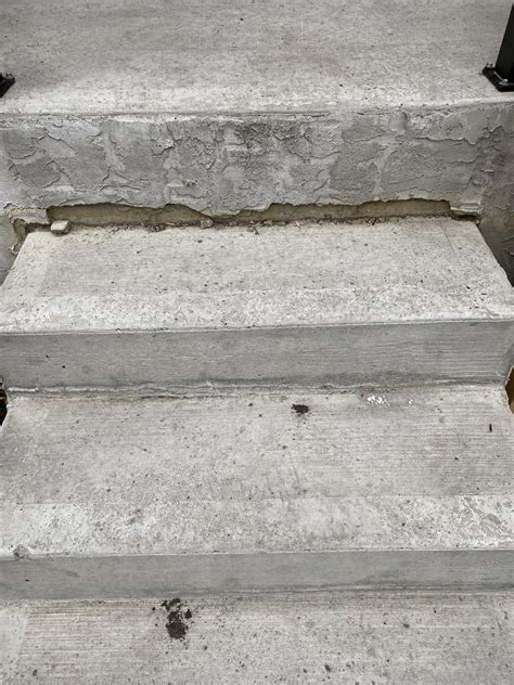 Parging On Concrete Stairs Is Falling Off Rconcrete