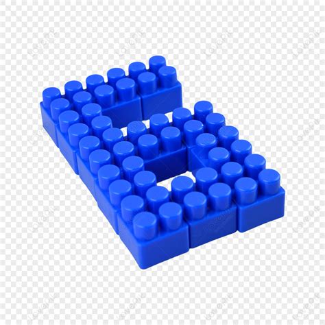 Blue Educational Toy Building Block Numbersarabic Numeralsnumber