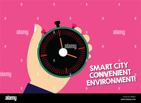 Handwriting Text Writing Smart City Convenient Environment Concept
