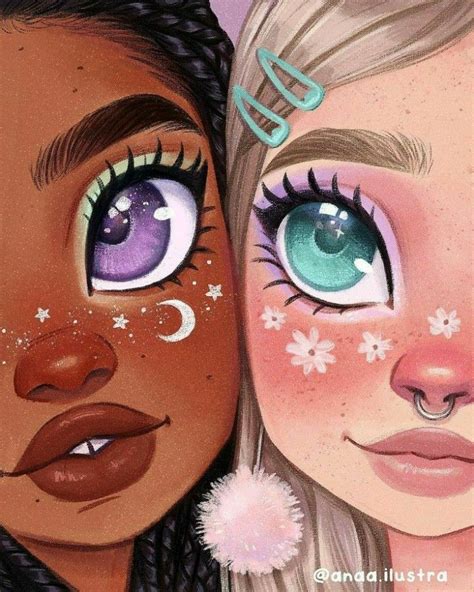Eu E Minha Amiga Bff Drawings Girly Art Girly Drawings