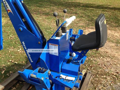 Holland 758c Frame Mounted Backhoe For Compact Tractor Never