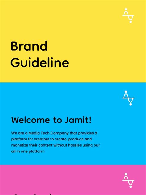 Jamit Brand Guideline Pdf Mass Media Communication