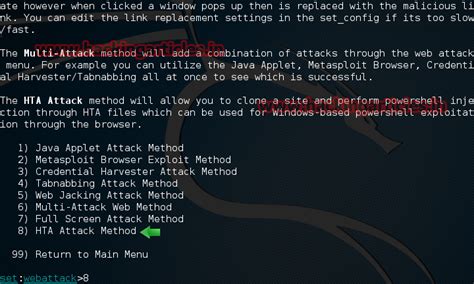 Hack Remote Pc Using Hta Attack In Set Toolkit