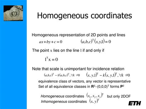 Ppt Projective Geometry And Camera Model Class 2 Powerpoint
