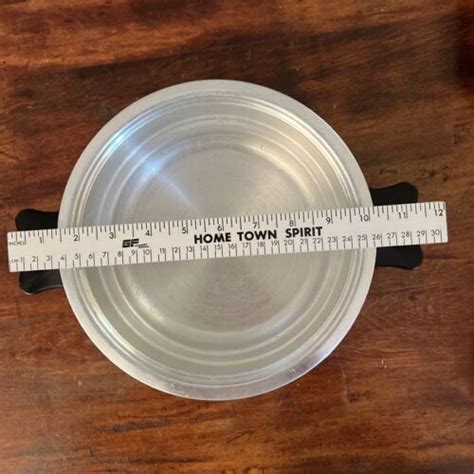 Vintage Miracle Maid Cookware Double Handle Pan Wlid Usa 8 78
