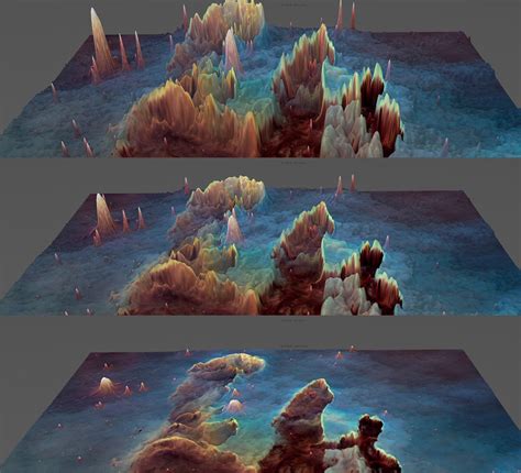 Hubble Eagle Nebula Deep Sky Object 3d Software Analysis 3d Model 3d Printable Cgtrader