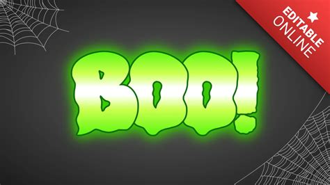 Halloween Boo Text Text Effect Generator
