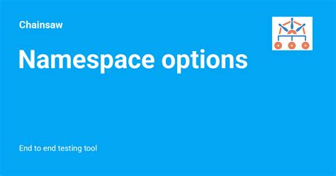 Namespace Options Chainsaw