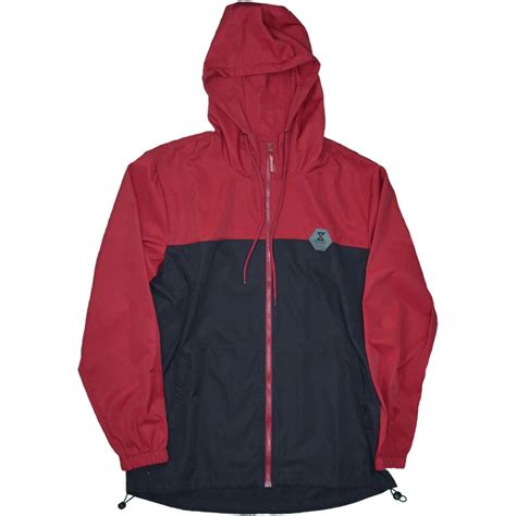 Focal Zip Through Shell Red