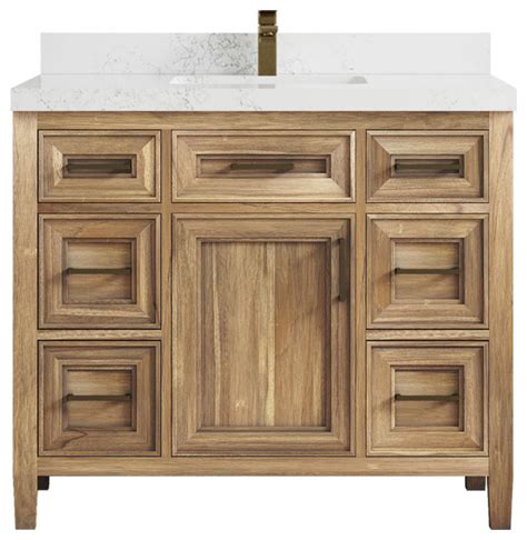 Willow Collections Santa Fe Bathroom Vanity With 2 In Top 42