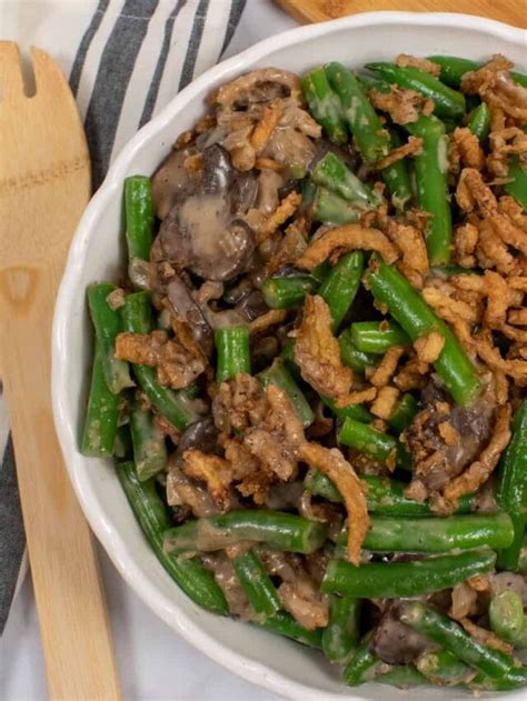 From Scratch Vegan Green Bean Casserole Easter Side Upgrade Veggie