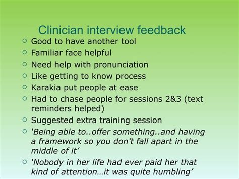 Maori Adaptation Of A Low Intensity Intervention For Primary Care Ppt