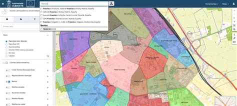 Geocoder Of Gvsig Online Versatility And Power In Address Searches