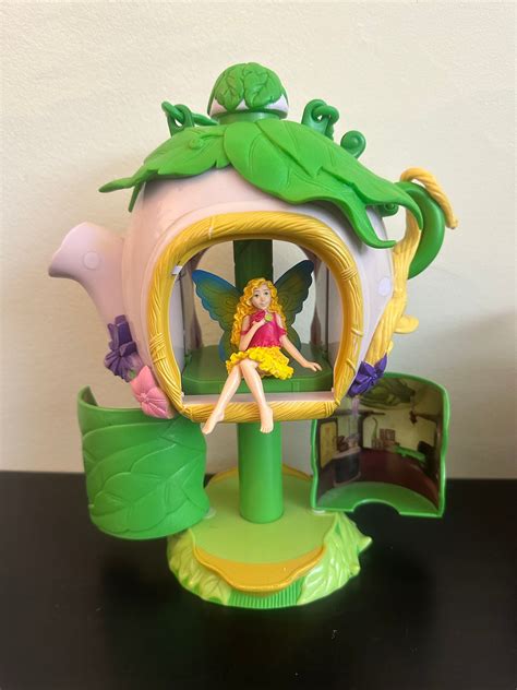 Vintage Early 2000s Disney Tinkerbell Pixie Hollow Teapot Play Set Pre