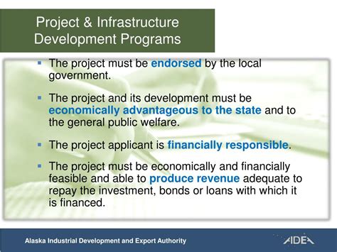 Ppt Alaska Industrial Development And Export Authority Powerpoint