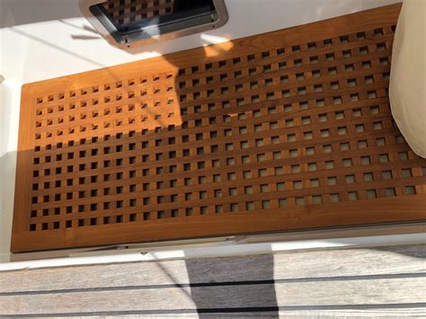Projects Teak Cockpit Grating Gresham Marine