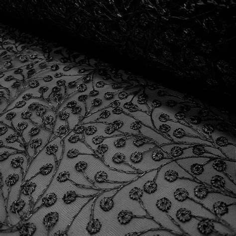 Tecido Renda Nice Floral Preto 125l Renda Nice Aras Tecidos Loja