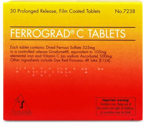 Ferrograd C 30 Prolonged Release Tablets Medino