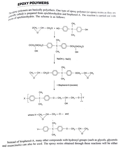 Epoxy Polymers Silicone Polymers Organotin Polymers And Organotitanium Polymers Epoxy