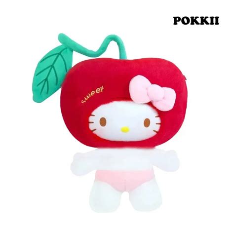 Hello Kitty Cherry Themed Vinyl Plush Doll