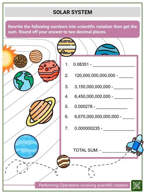 Performing Operations Using Scientific Notation Helping With Math