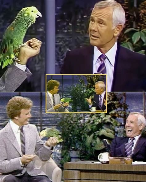 “in 1963 A Parrot Did What No Comedian Could — He Stole Johnny Carson