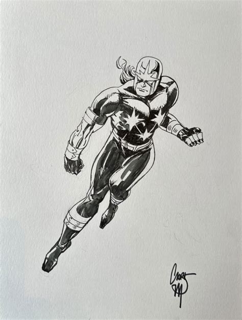 Nova In Jeff Herrons Commissions Comic Art Gallery Room