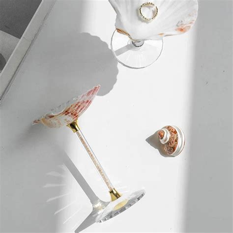 Natural Conch Shell Drinking Glasses Creative Femininity