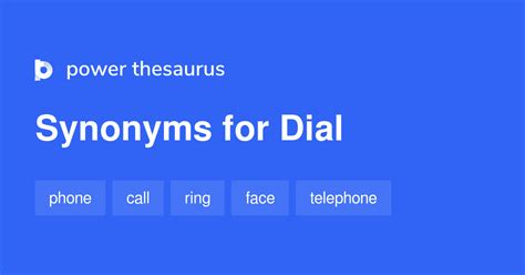 1 Idiom About Dial