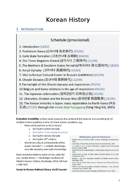 Korean History 1 Summary Of Prehistoric To Three Kingdoms Periods