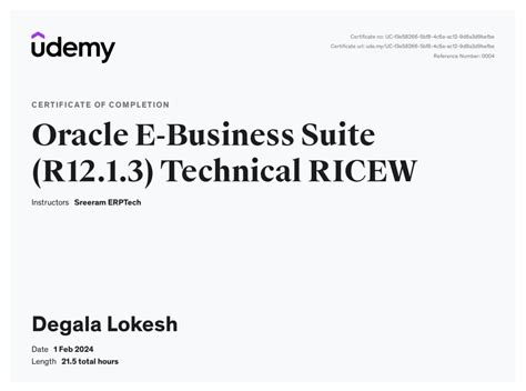 Degala Lokesh On Linkedin Udemy Course Completion Certificate