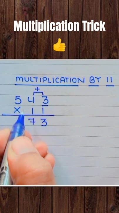 Multiplication Trick 👍 Mathstricks Maths Multiplicationtricks