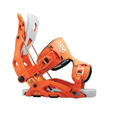 Flow 16 Fuse Snowboard Bindings Mens Orange L 75 115